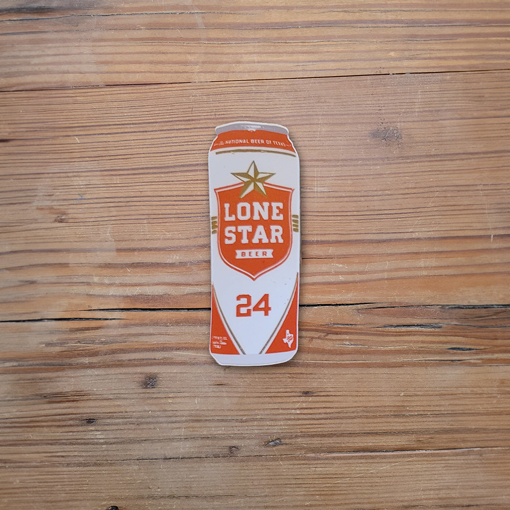 Lone Star Beer Can Sticker – Cotton Eyed Joe's