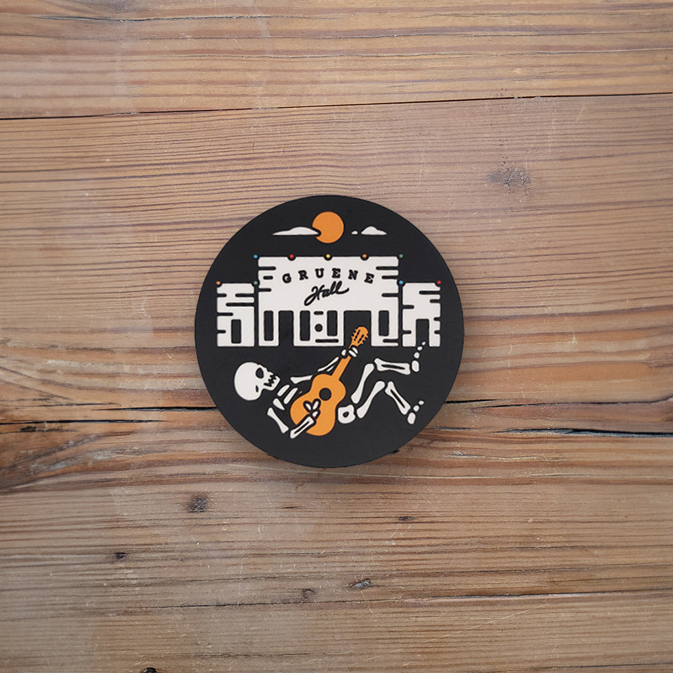 Gruene Hall Skeleton Sticker – Cotton Eyed Joe's